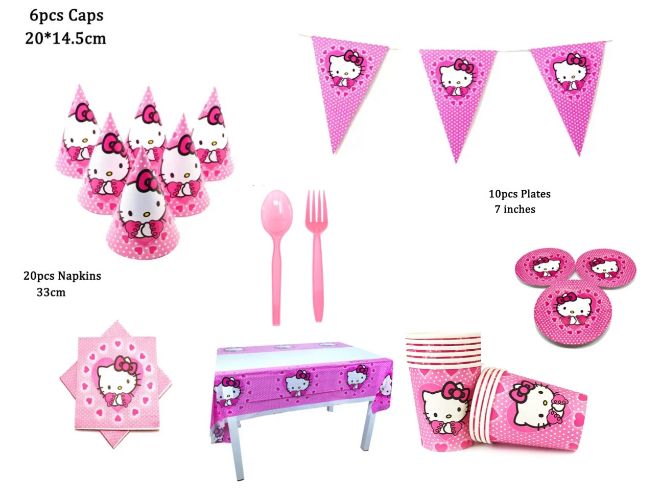 Hello Kitty party Set | Elizabeth's Party Store & Rentals